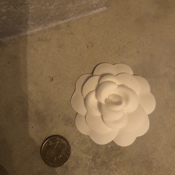 CHANEL | Accessories | Chanel White Camellia Flower New | Poshmark